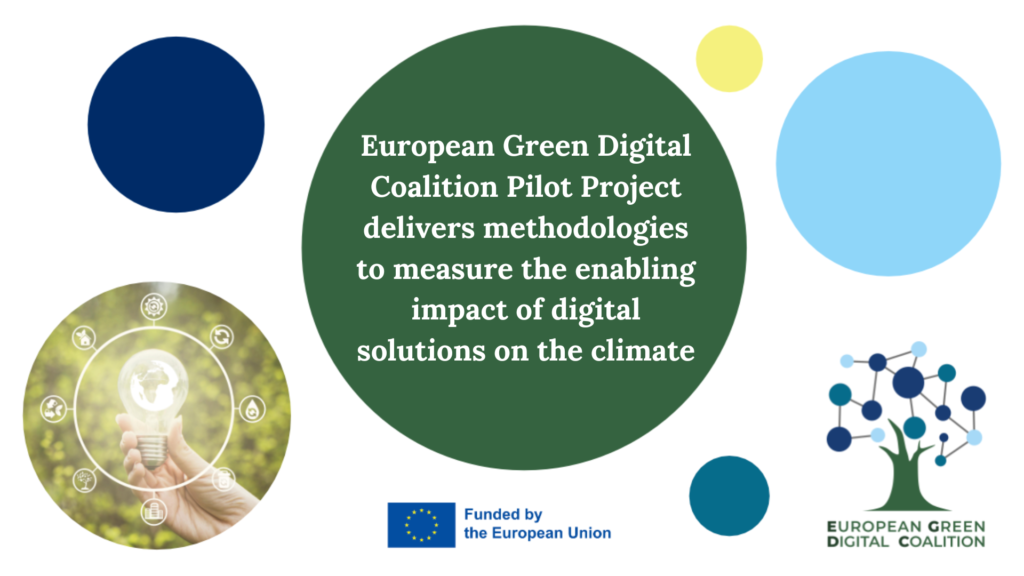 European Green Digital Coalition Pilot Project delivers methodologies ...
